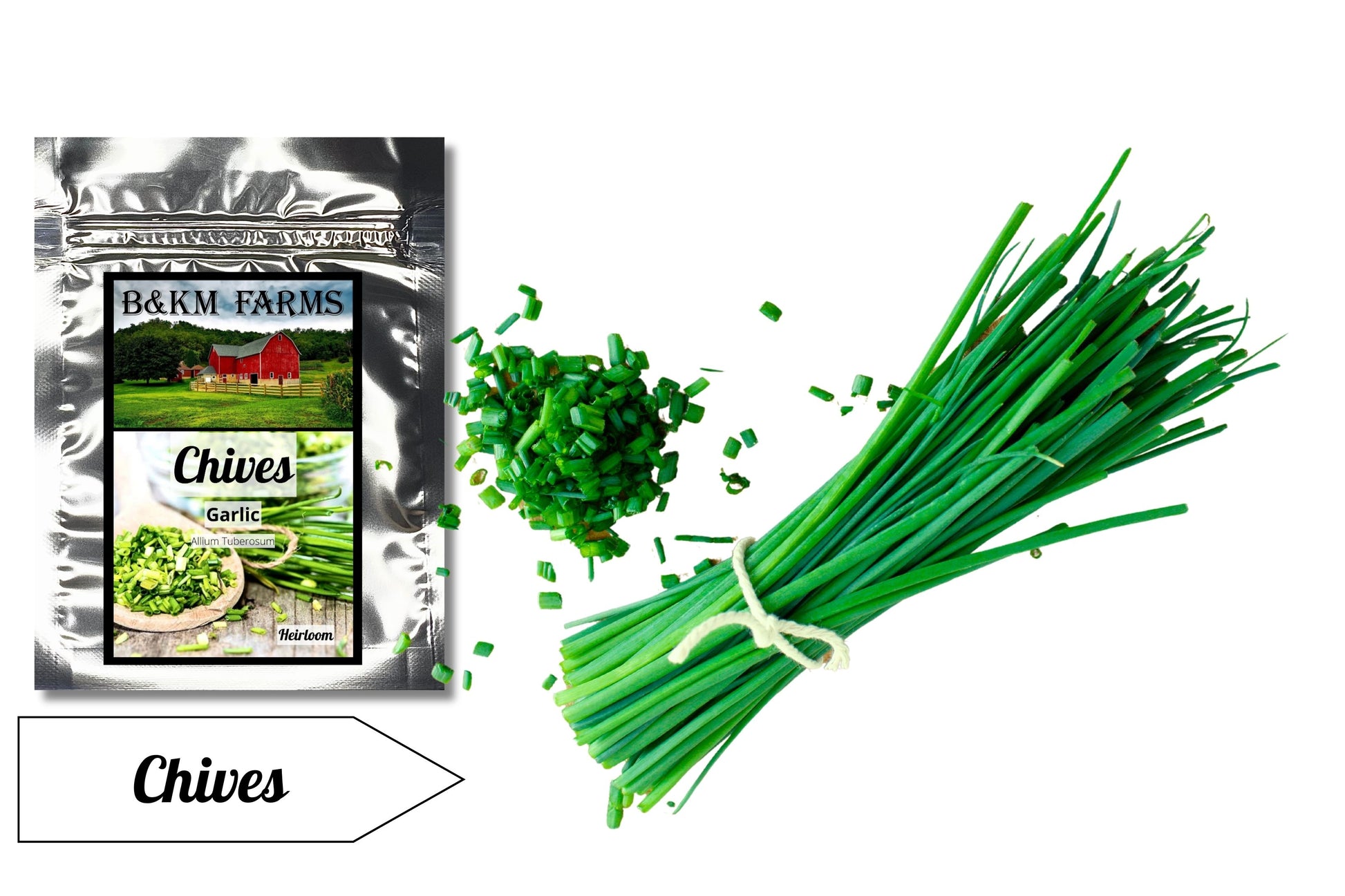 Chives Herb Seeds - Garlic - B&KM Farms